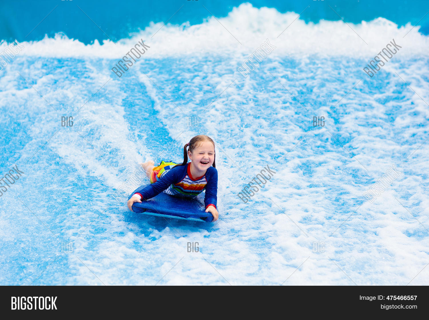 Little Girl Surfing Image & Photo (Free Trial) | Bigstock