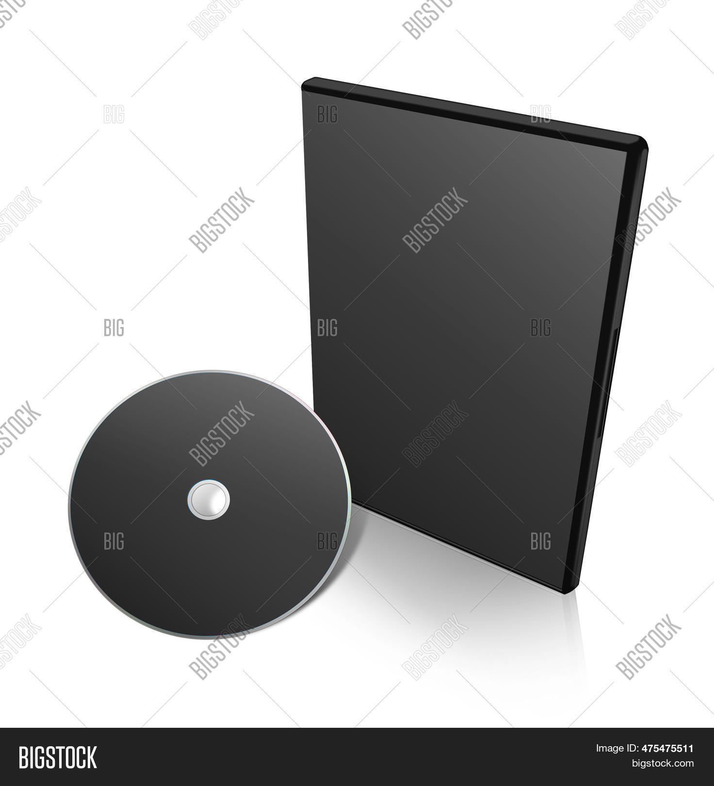 Dvd Box Blank Template Image & Photo (Free Trial) | Bigstock