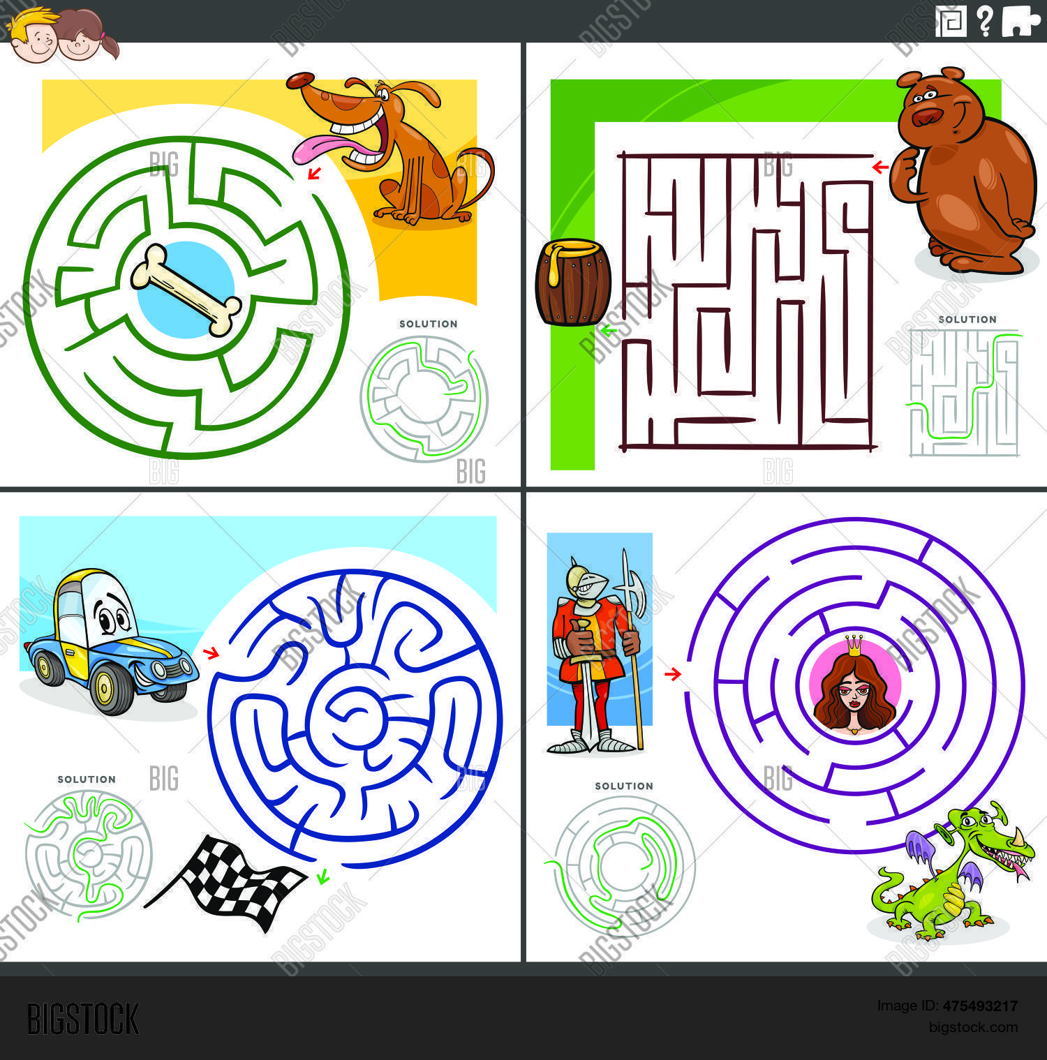 Cartoon Illustration Vector & Photo (Free Trial) | Bigstock