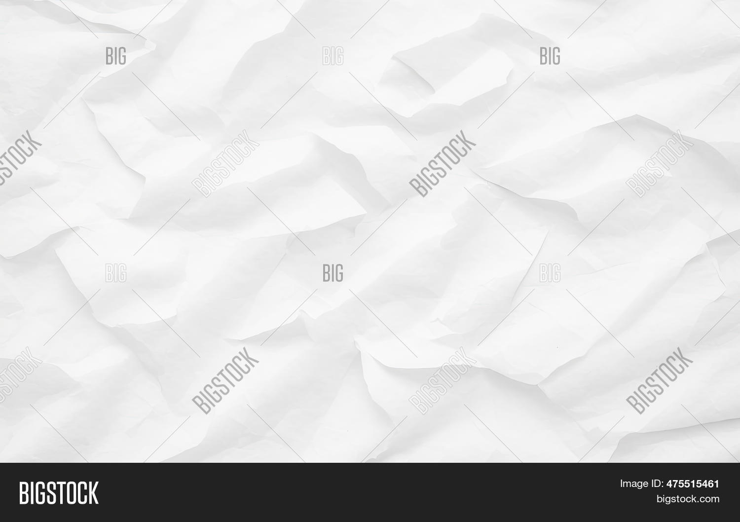 White Crumpled Cut Image & Photo (Free Trial) | Bigstock