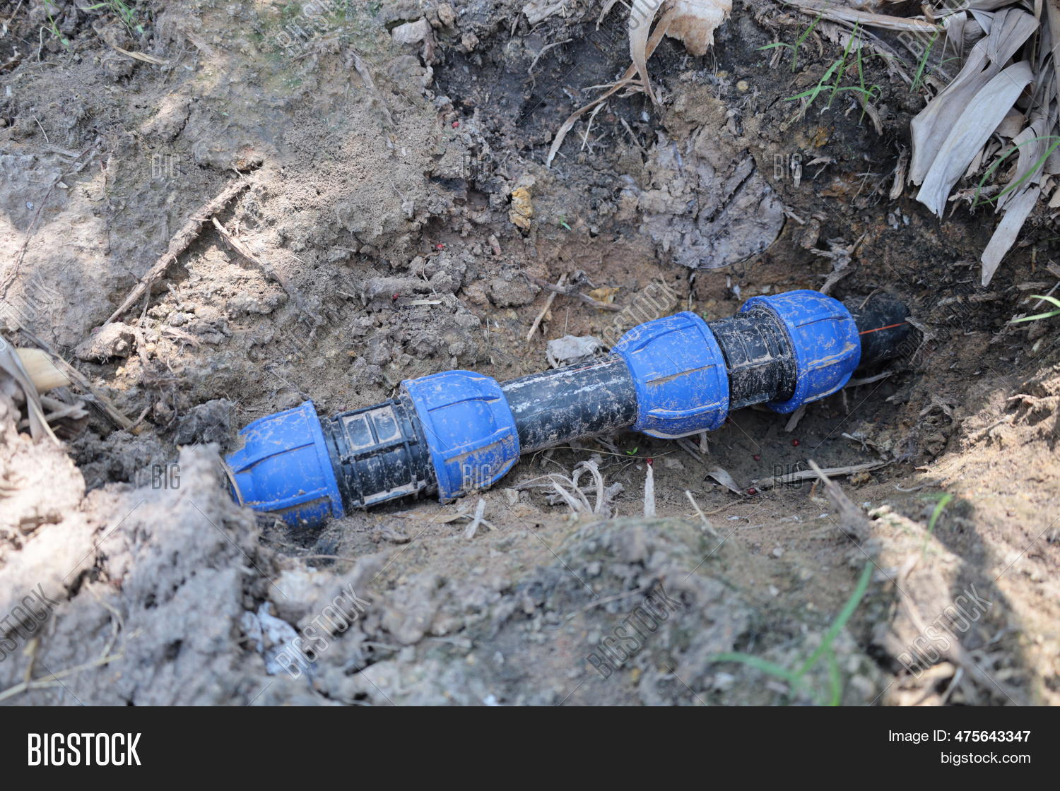 Hdpe Pipe Joint. Union Image & Photo (Free Trial) | Bigstock
