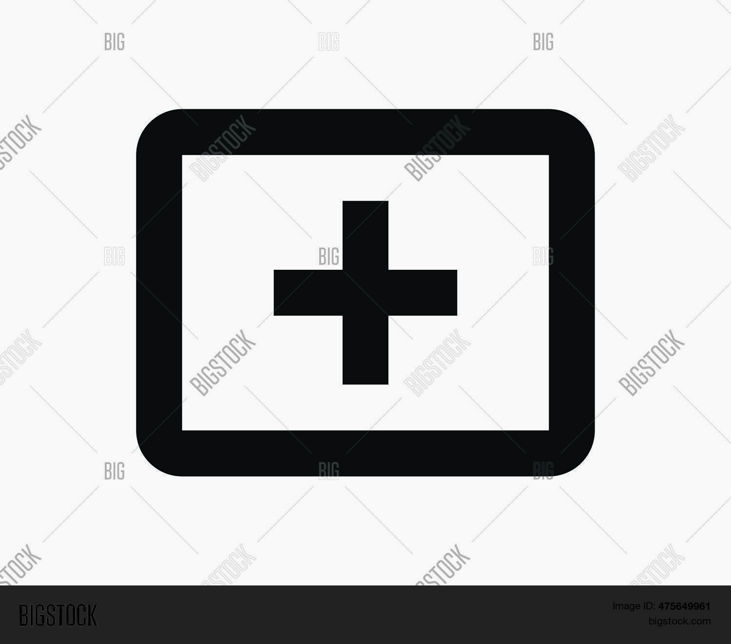 Plus Sign Cross Box Vector & Photo (Free Trial) | Bigstock