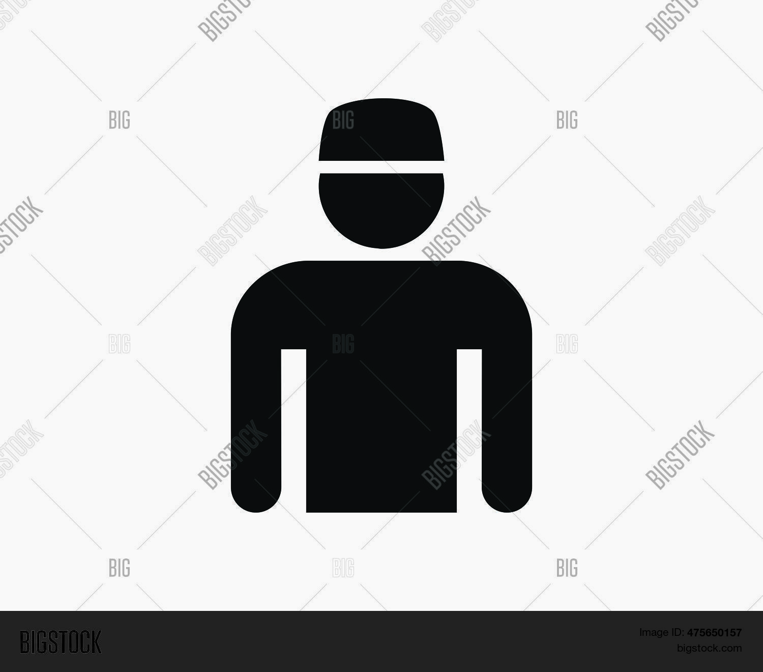 Muslim Man Icon. Vector & Photo (Free Trial) | Bigstock