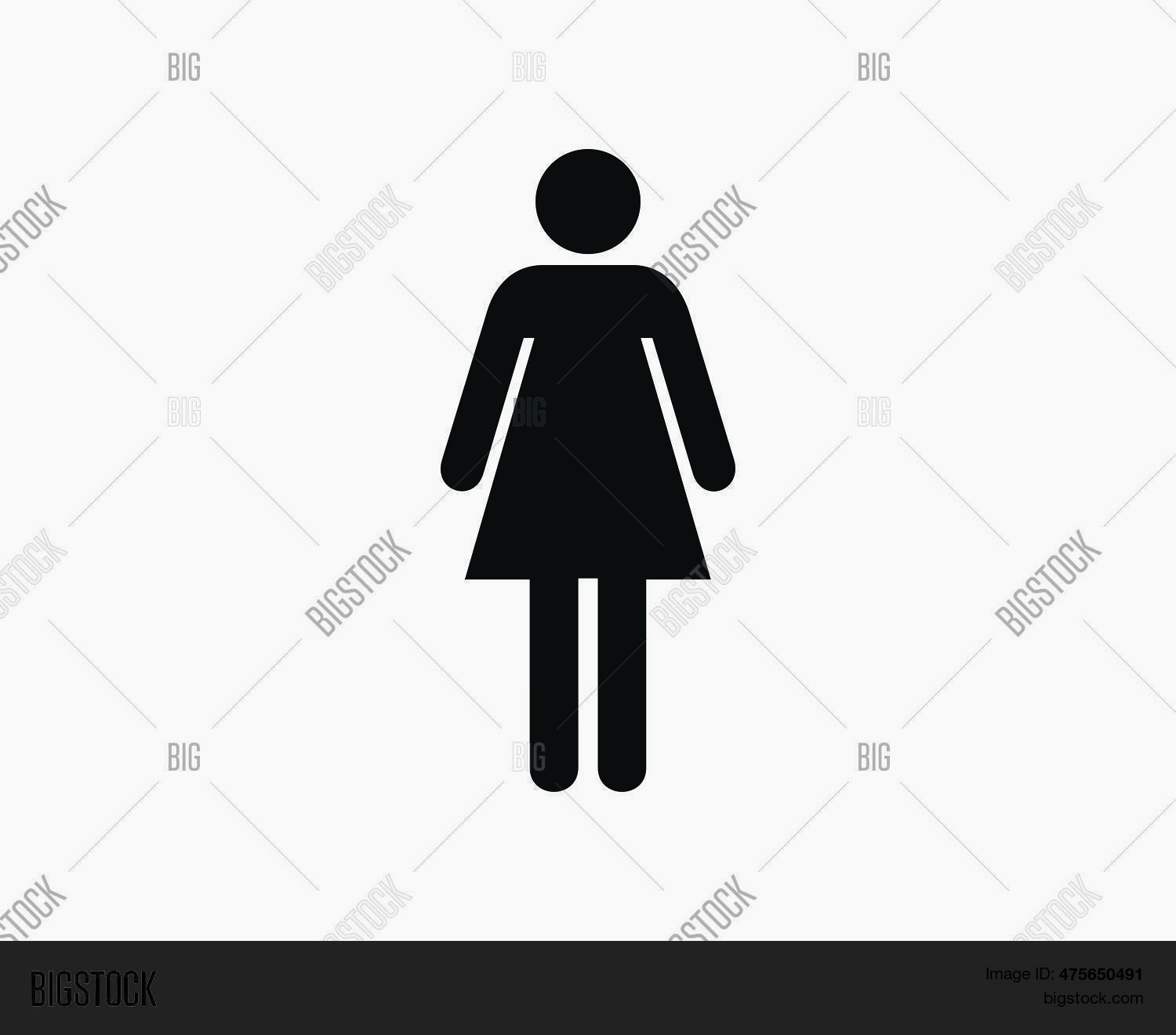Woman Stick Figure Vector & Photo (Free Trial) | Bigstock