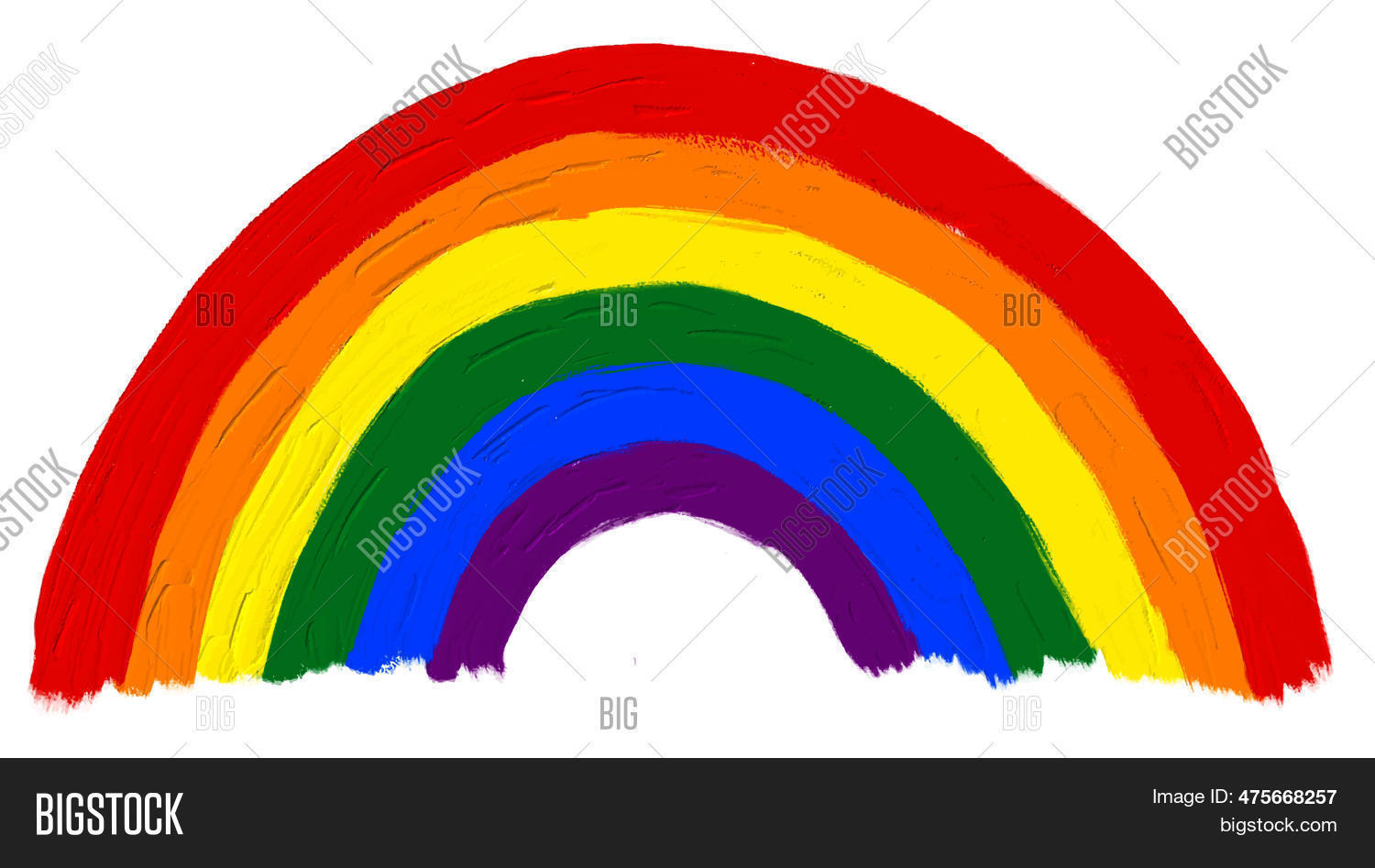 Rainbow Oil Paint Vector & Photo (Free Trial) | Bigstock