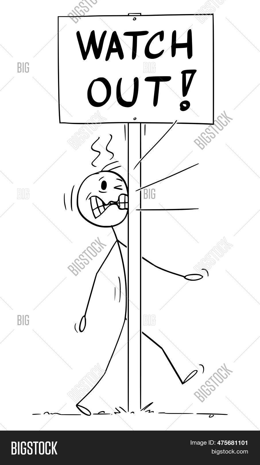 Person Hit Watch Out Image & Photo (Free Trial) | Bigstock