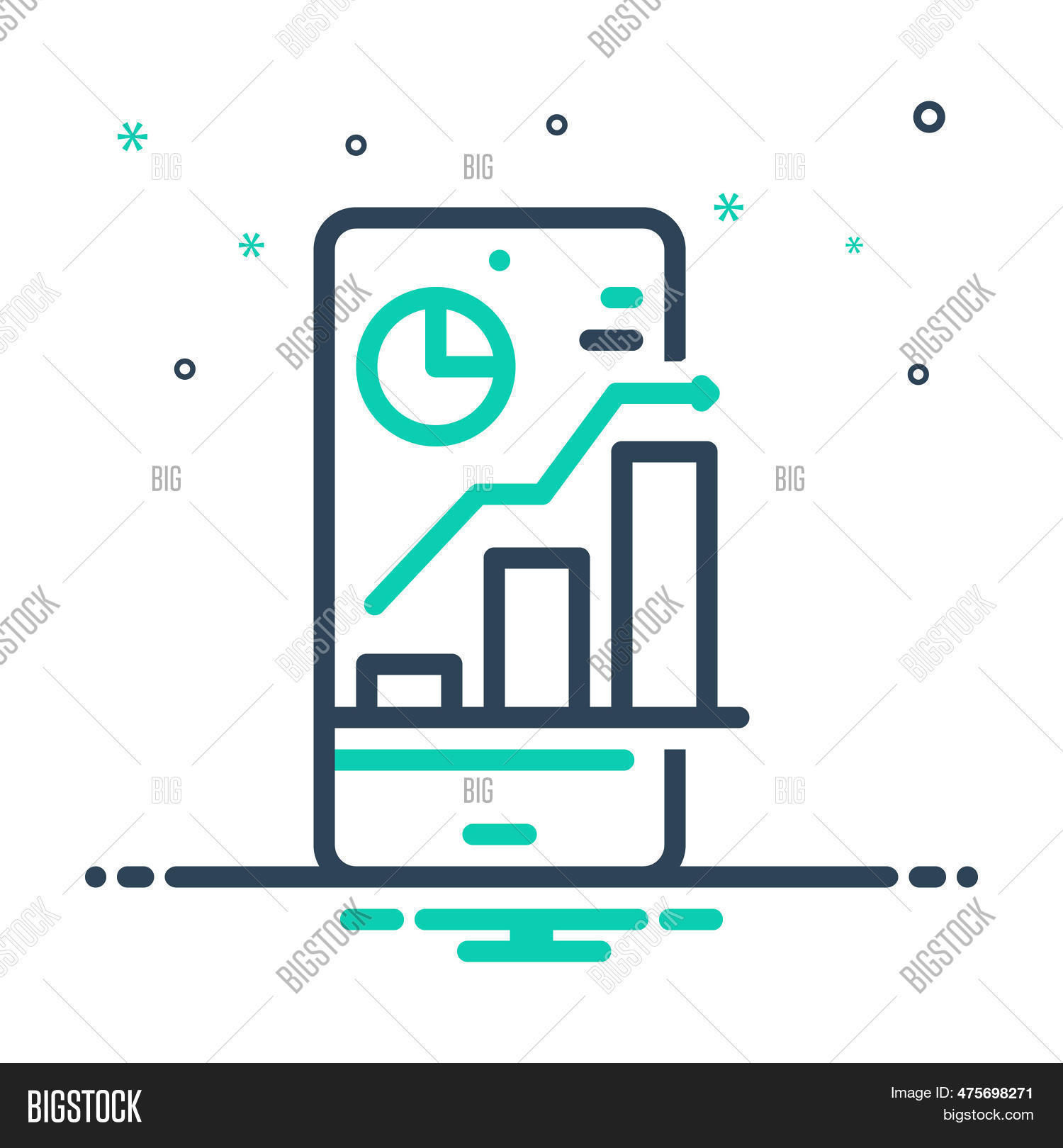 Mix Icon Graphs Chart Image & Photo (Free Trial) | Bigstock