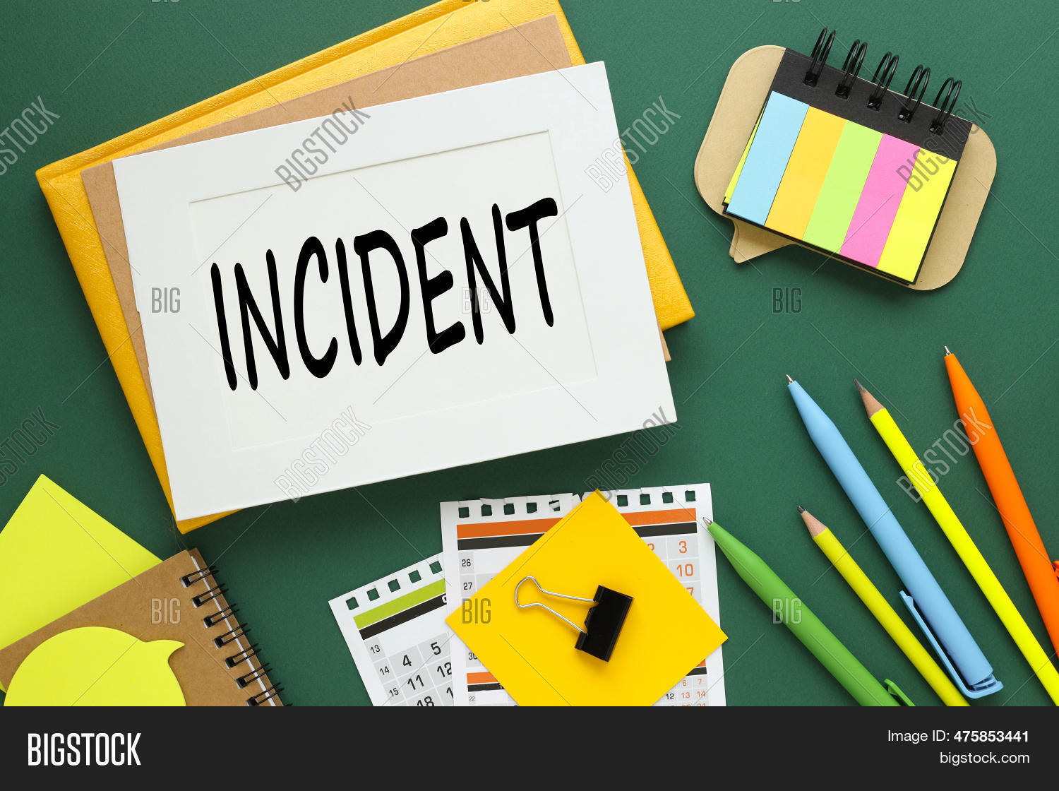 Incident Text On White Image & Photo (Free Trial) | Bigstock