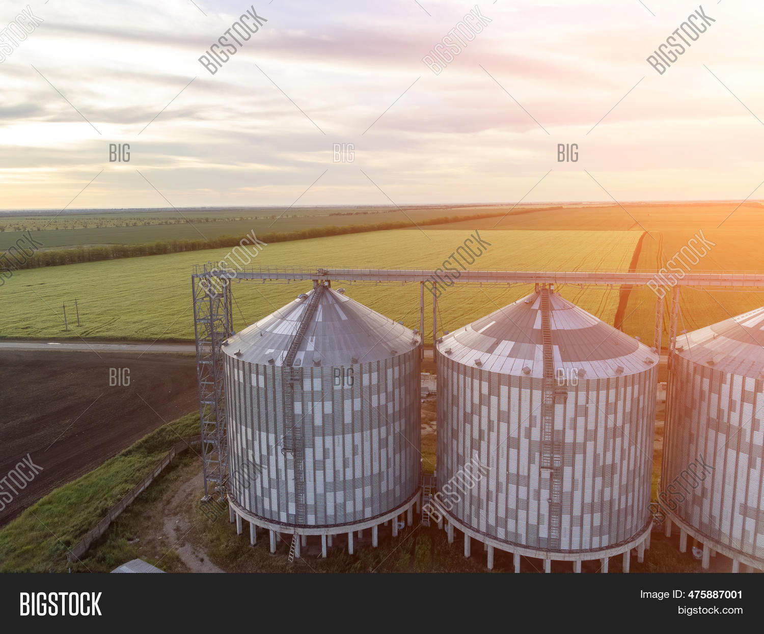 Modern Metal Silos On Image & Photo (Free Trial) | Bigstock