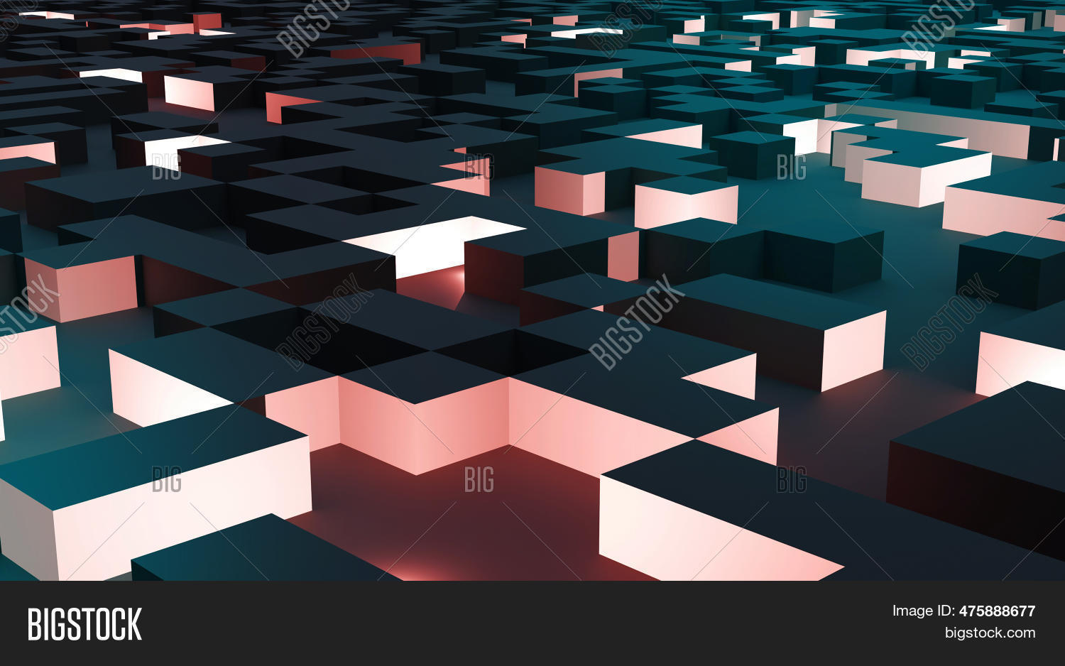 Glowing Pixel Cube Image & Photo (Free Trial) | Bigstock