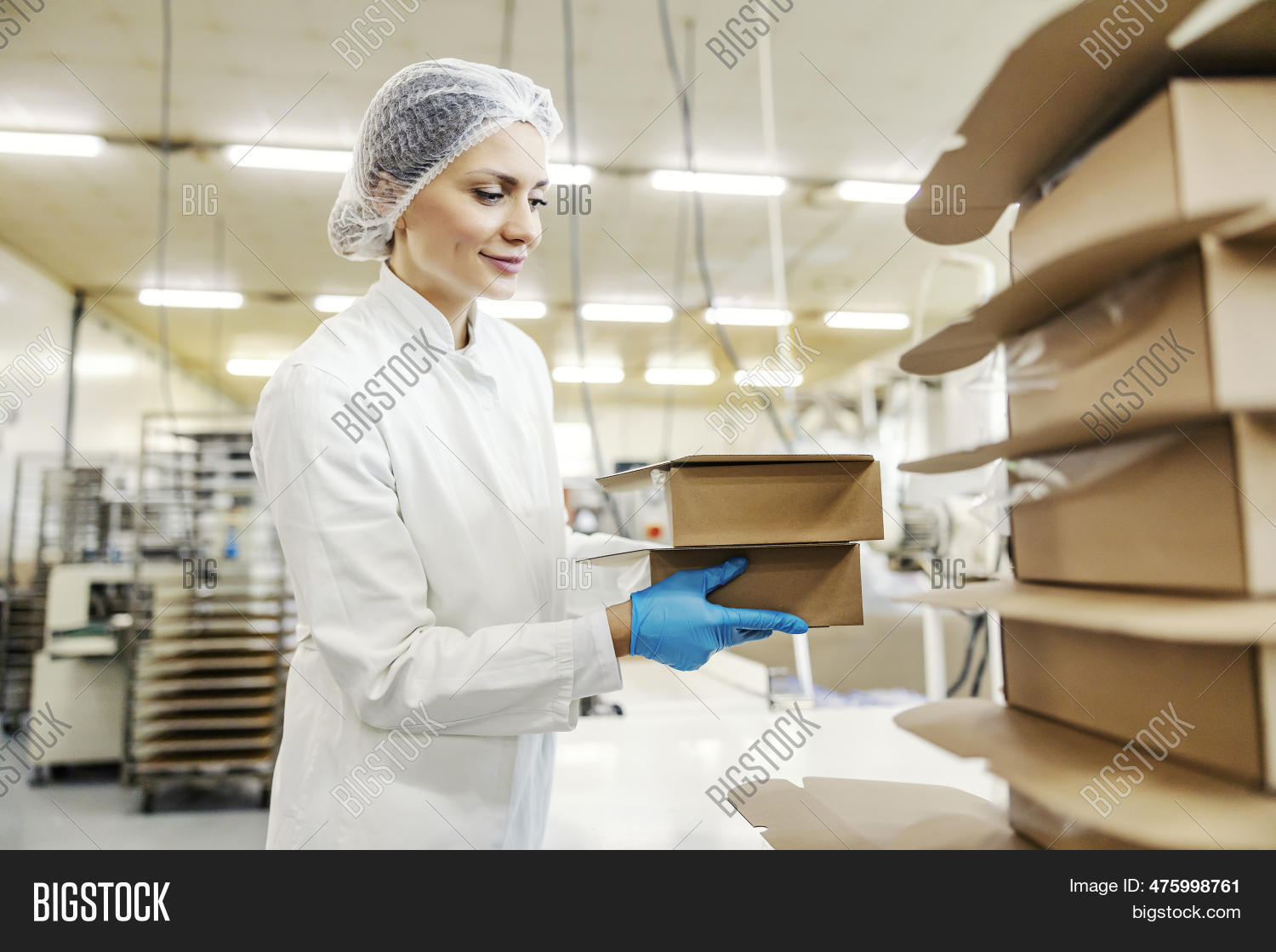 Food Factory Worker Image & Photo (Free Trial) | Bigstock