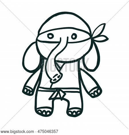 Elephant Ninja. Vector & Photo (Free Trial) | Bigstock