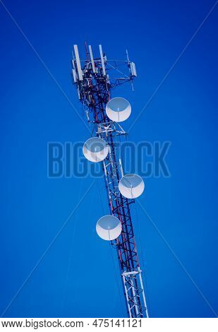 5g Cell Towers Smart Image & Photo (Free Trial) | Bigstock