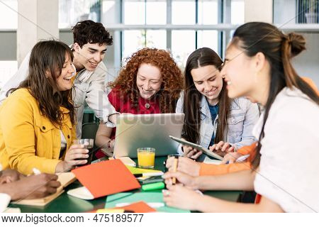 Diverse Group College Image & Photo (Free Trial) | Bigstock
