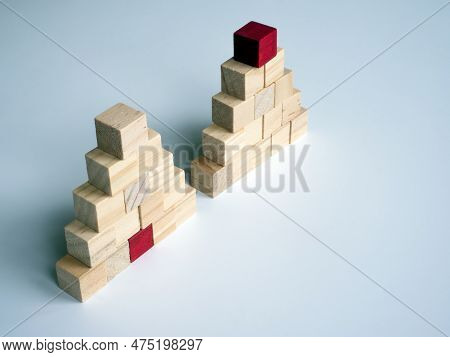 Two Pyramids Cubes Image & Photo (Free Trial) | Bigstock