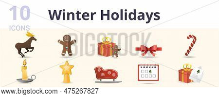 Winter Holiday Icons