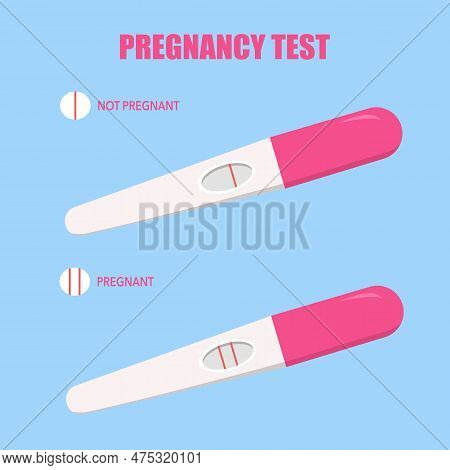 Pregnancy Test Kit Vector & Photo (Free Trial) | Bigstock