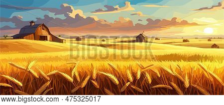 Autumn Prairie Landscape Images, Illustrations & Vectors (Free) - Bigstock