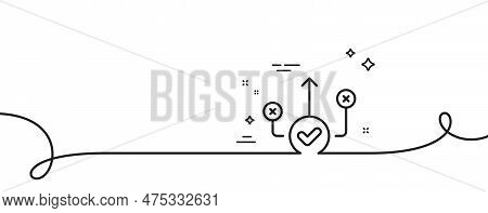 Correct Way Line Icon Vector & Photo (Free Trial) | Bigstock