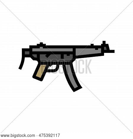 Gun Weapon War Color Vector & Photo (Free Trial) | Bigstock