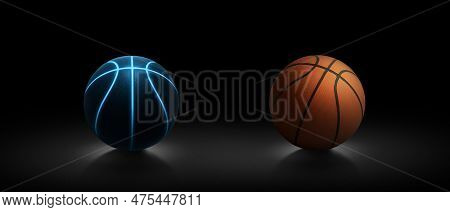 Basketball Ball Lines