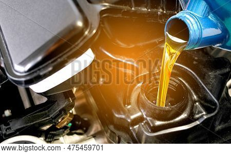 Refueling Pouring Oil Image & Photo (Free Trial) | Bigstock
