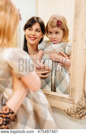 Cute Little Girl Plaid Image & Photo (Free Trial) | Bigstock
