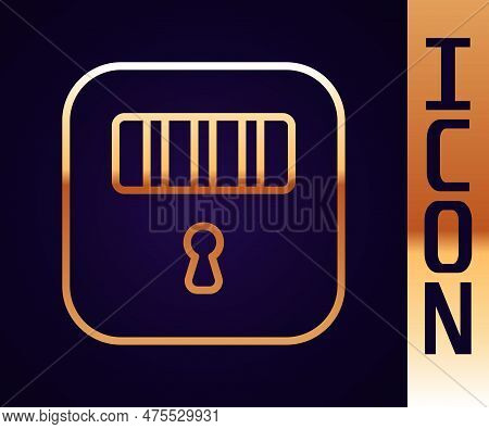 Gold Line Prison Cell Vector & Photo (Free Trial) | Bigstock