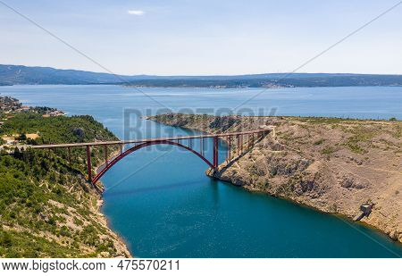 Maslenica Bridge Most Image & Photo (Free Trial) | Bigstock