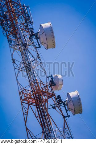 5g Cell Towers Smart Image & Photo (Free Trial) | Bigstock