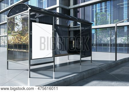 Modern Bus Stop Empty Image & Photo (Free Trial) | Bigstock