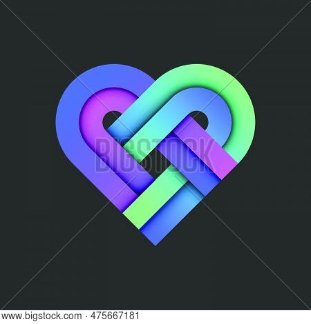 Heart Shape Logo Vector & Photo (Free Trial) | Bigstock