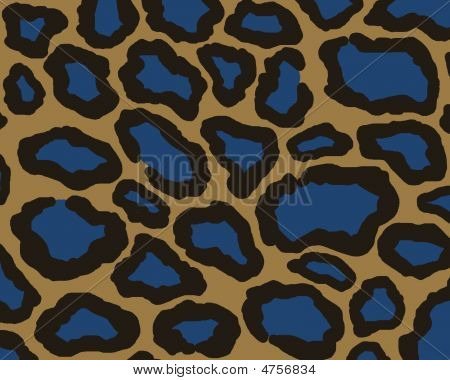 Blue Cheetah Print Image & Photo (Free Trial) | Bigstock