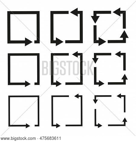 Arrow Squares. Vector & Photo (Free Trial) | Bigstock