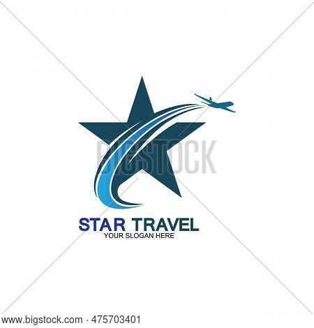 Star Travel Logo Vector & Photo (Free Trial) | Bigstock