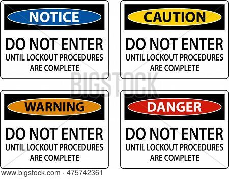 Danger Do Not Enter Vector & Photo (Free Trial) | Bigstock