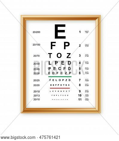 Eyes Test Charts Vector & Photo (Free Trial) | Bigstock