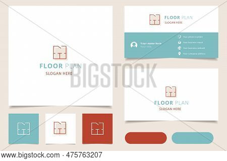 Floor Plan Logo Vector & Photo (Free Trial) | Bigstock