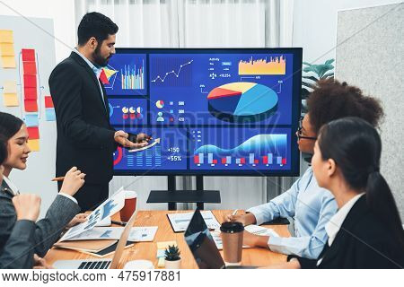 Businessman Presenting Image & Photo (Free Trial) | Bigstock