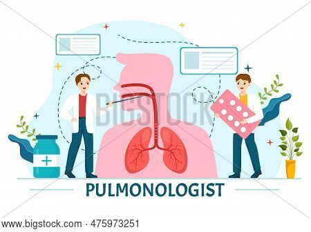 Pulmonologist Vector Vector & Photo (Free Trial) | Bigstock