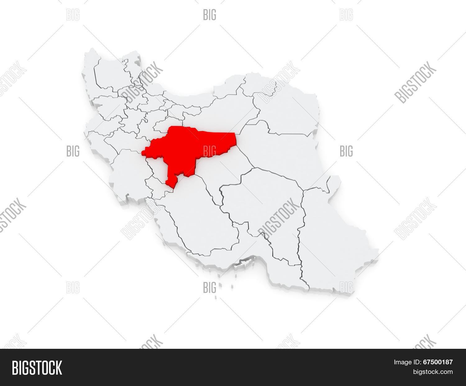 Map Isfahan. Iran. 3d Image & Photo (Free Trial) | Bigstock