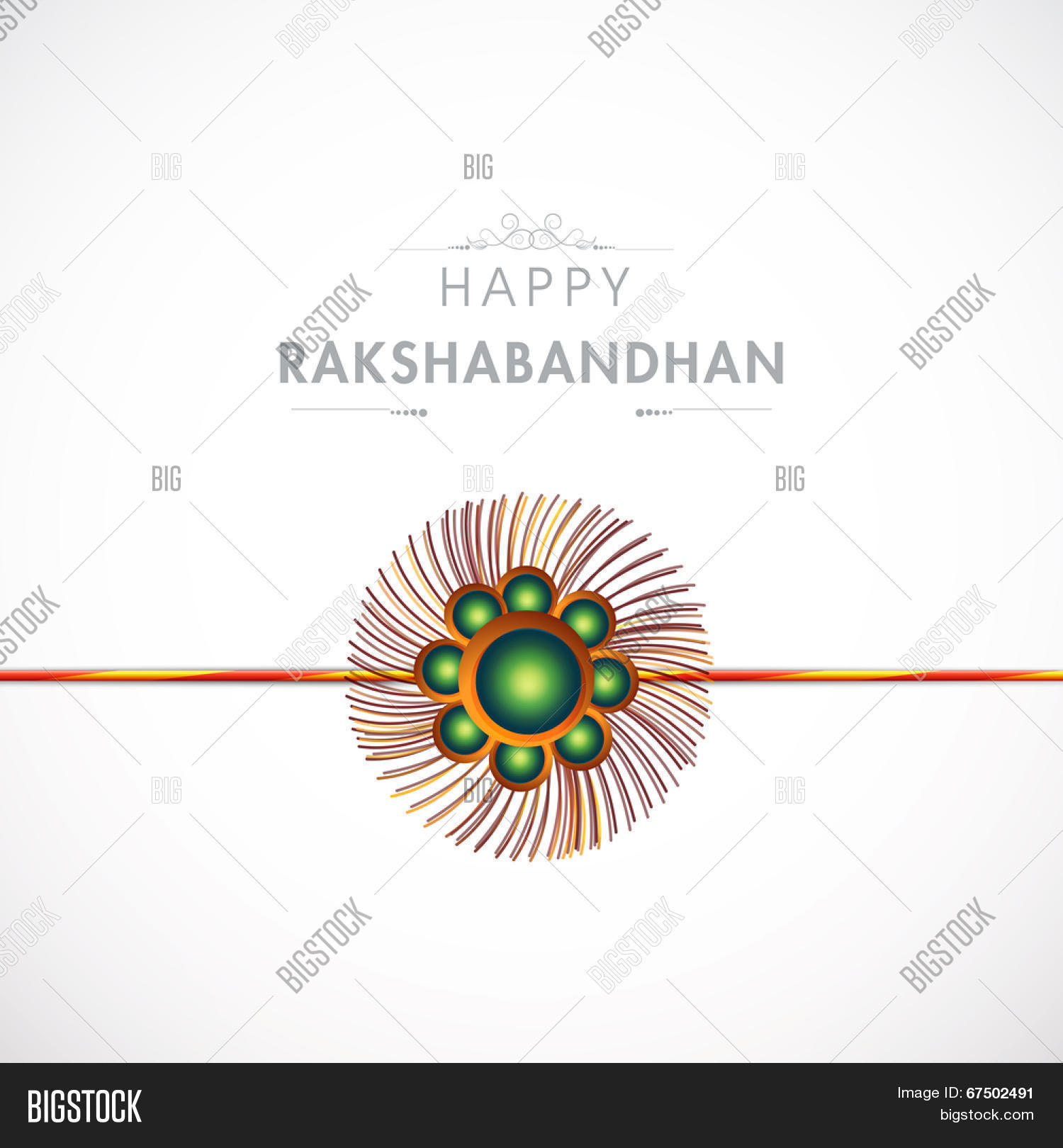 Beautiful Rakhi On Vector & Photo (Free Trial) | Bigstock