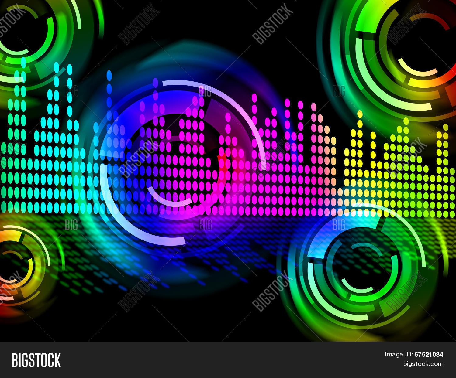 Digital Music Beats Image & Photo (Free Trial) | Bigstock