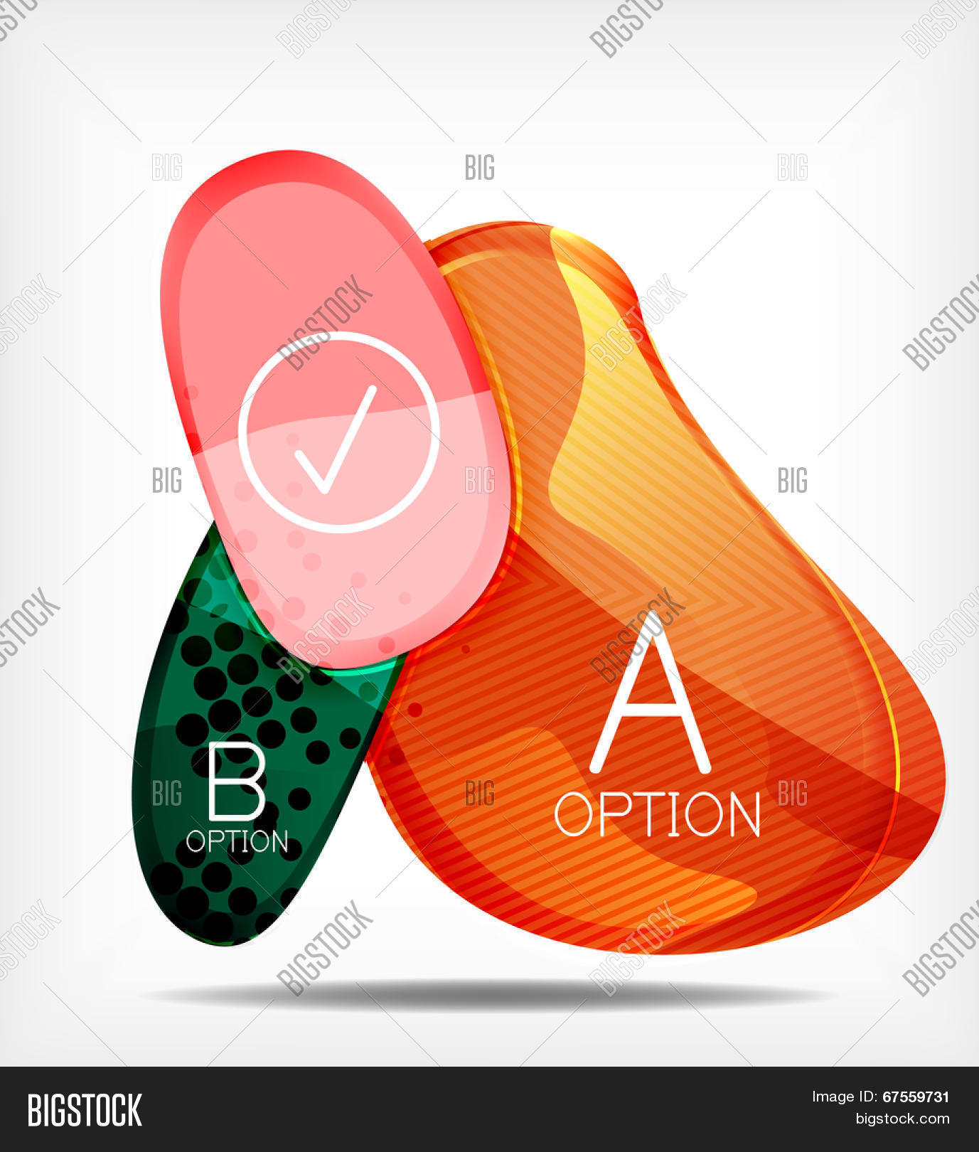 Option Infographic Vector & Photo (Free Trial) | Bigstock