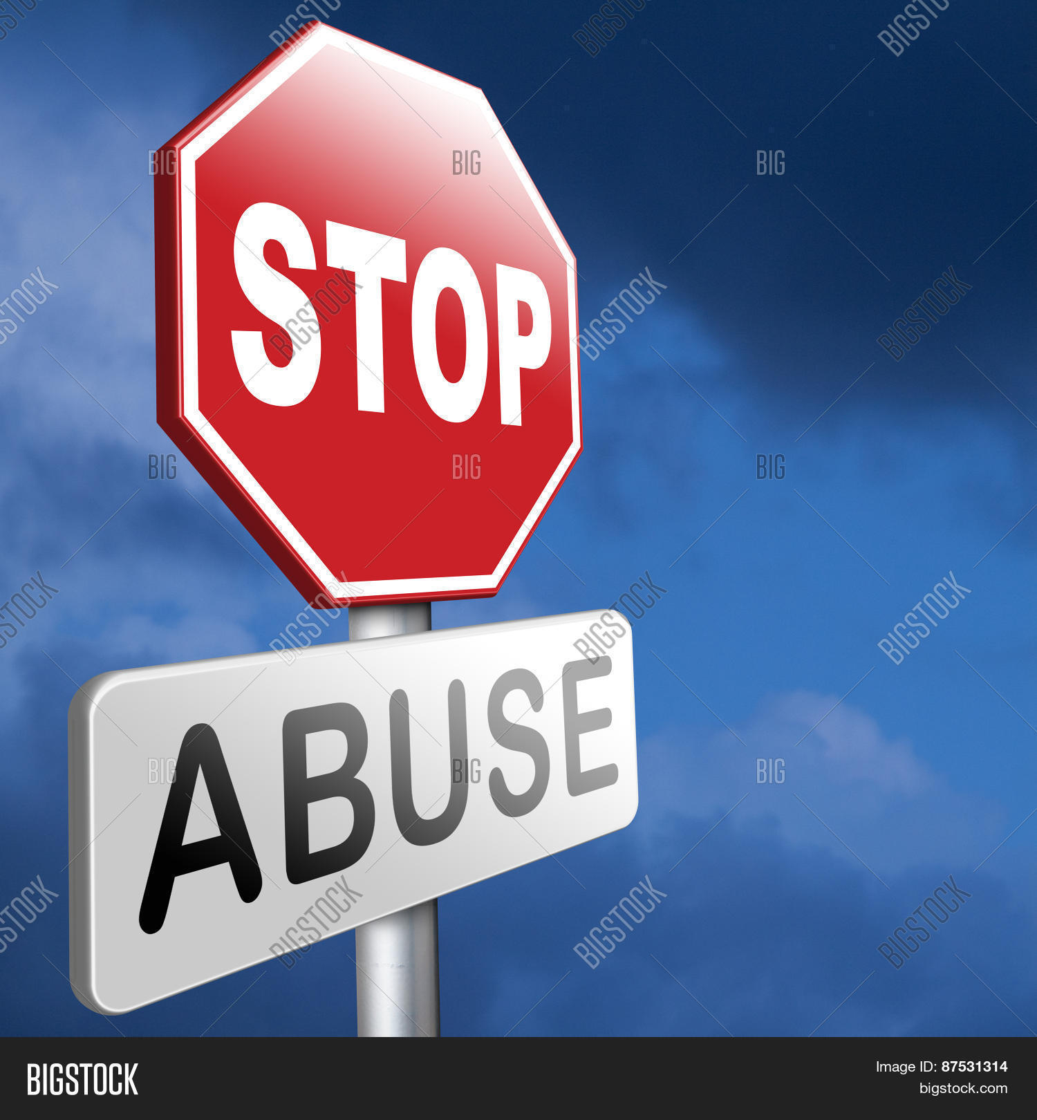 Stop Abuse Image & Photo (Free Trial) | Bigstock