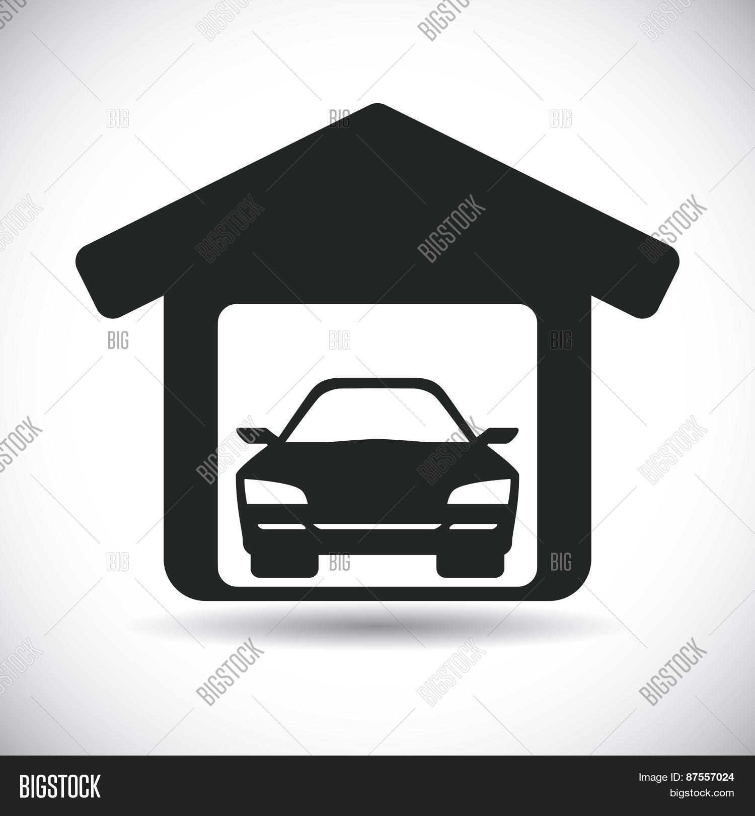 Garage Design Vector & Photo (Free Trial) | Bigstock