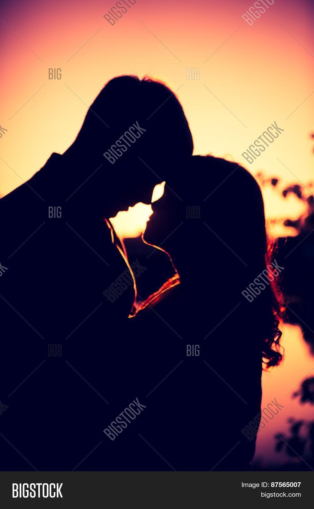 Silhouettes Hugging Image & Photo (Free Trial) | Bigstock