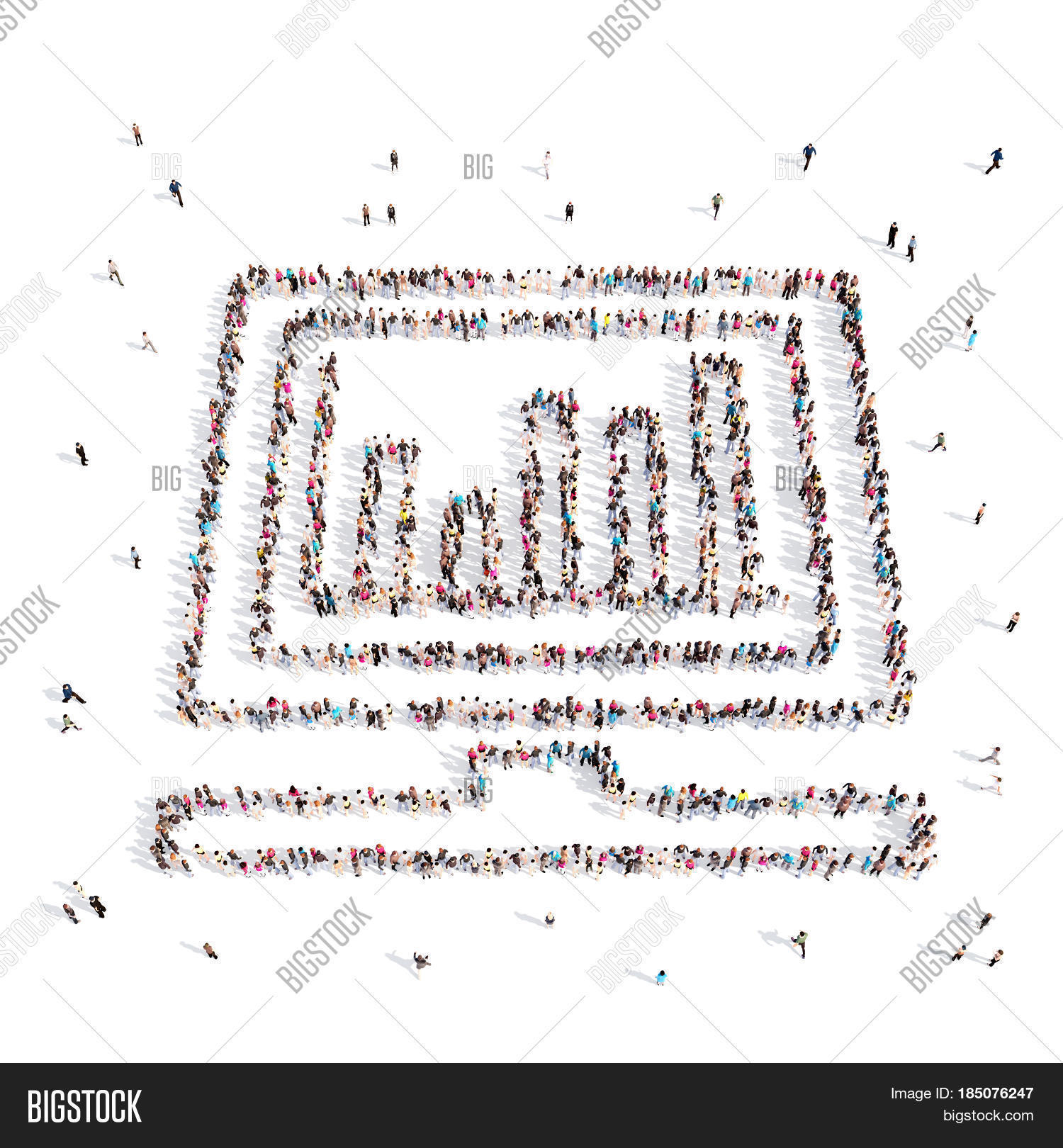Above People Walking Image & Photo (Free Trial) | Bigstock