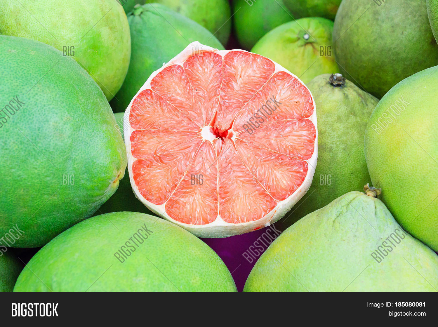 Siam Ruby Pomelo Fruit Image & Photo (Free Trial) | Bigstock