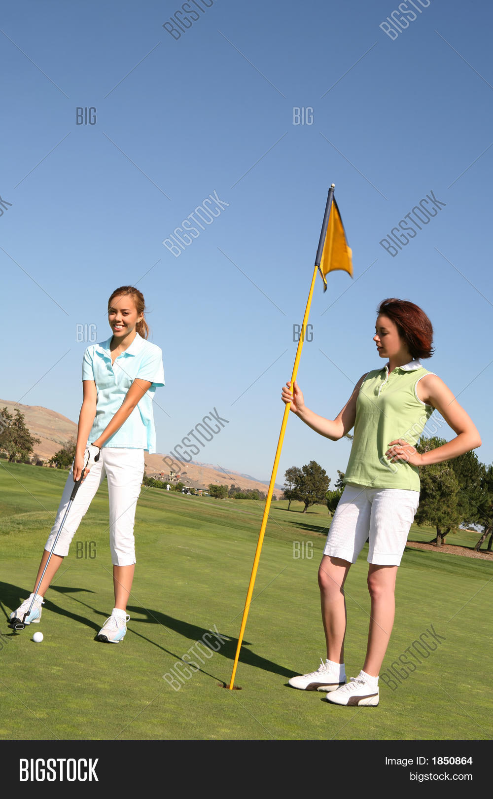 Women Golfing Image & Photo (Free Trial) | Bigstock
